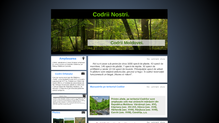 Codri Moldovei by Ana Calugareanu on Prezi