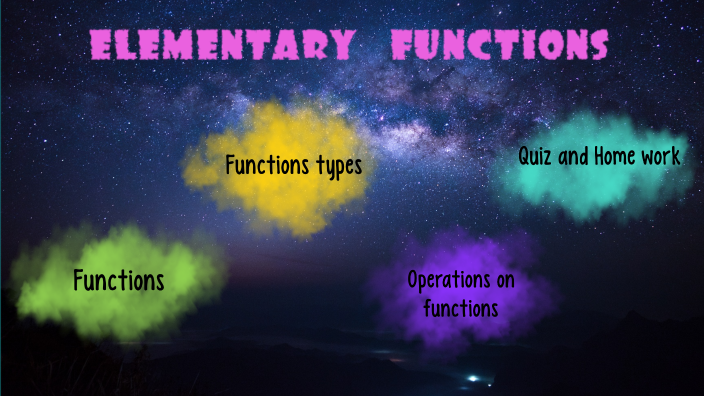 Elementary functions by Елдана Нуркелди on Prezi