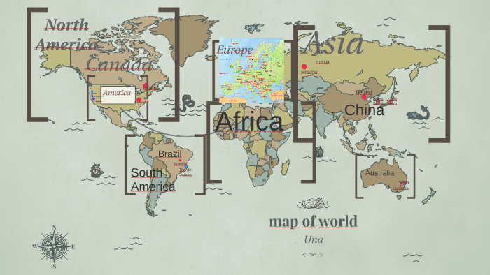 map of world by Yuning shi on Prezi