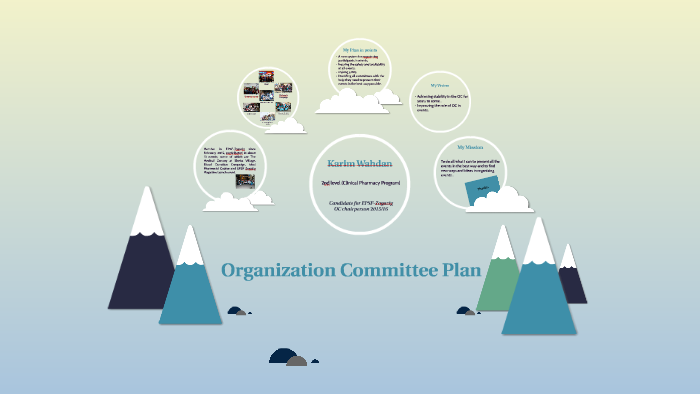 Organization Committee Plan by Karim Wahdan