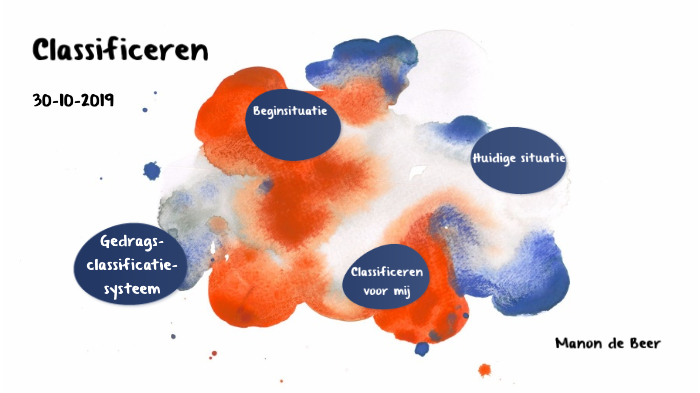Classificeren by Manon de Beer on Prezi