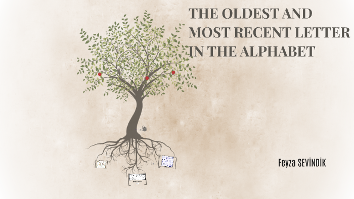 THE OLDEST AND MOST RECENT LETTER IN THE ALPHABET by Ayşenur Karaoğlu