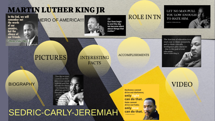 Martin Luther King JR by sedric leke on Prezi