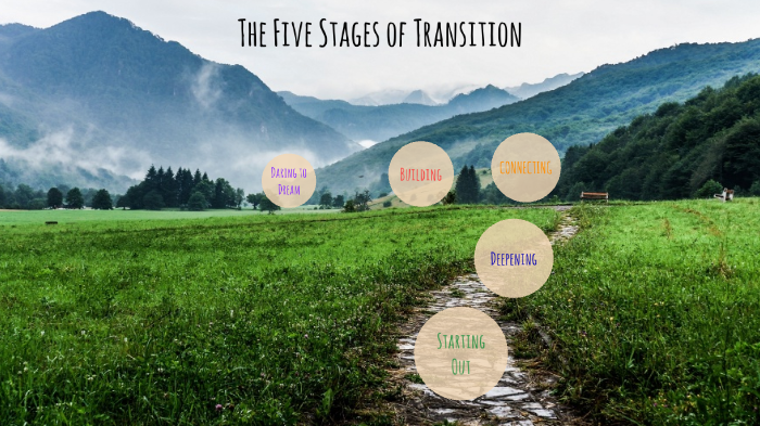 The Five Stages of Transition by Don Hall on Prezi