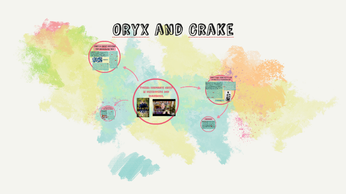 Oryx and Crake by Emma Andrist on Prezi