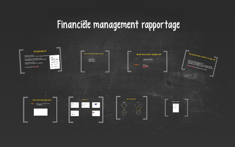 Financiële management rapportage by on Prezi