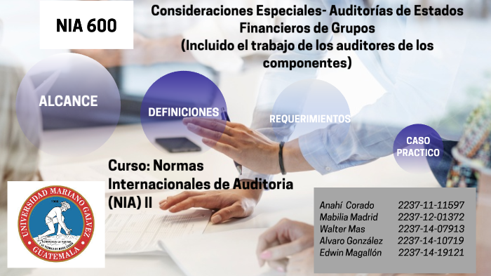 NIA 600 Final by Auditores Sistemas on Prezi