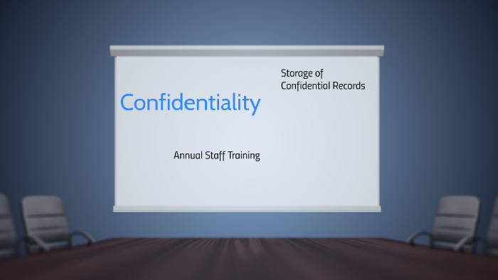 Confidentiality: Storage of Confidential Records by Teen Challenge on Prezi
