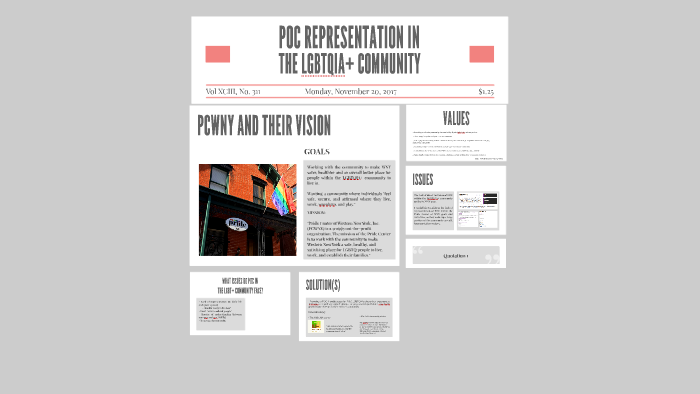 POC REPRESENTATION IN by Nia Ellis