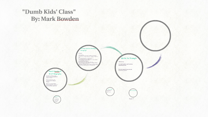 "Dumb Kids' Class" by Sheri Kauffman on Prezi
