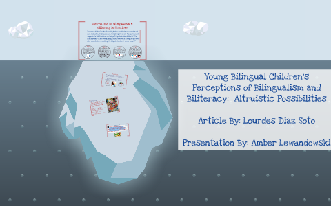 Young Bilingual Children's Perceptions of Bilingualism and Biliteracy ...
