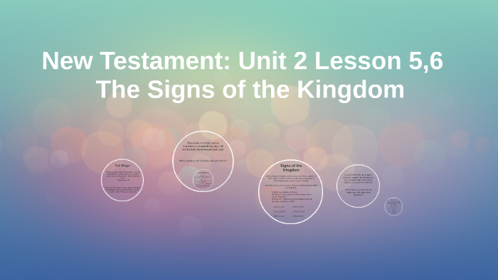 New Testament: Unit 2 Lesson 5 by Emily Payne on Prezi