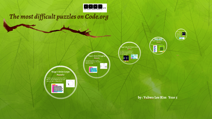 The most difficult puzzles on Code.org by Yuhwa Lee on Prezi