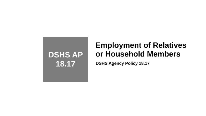 Employment of Relatives by Rick McKinnon on Prezi