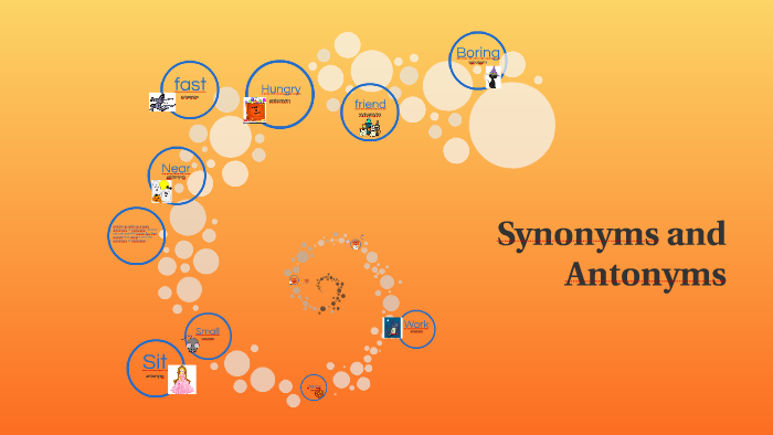 Synonyms and Antonyms by Emma Cross on Prezi