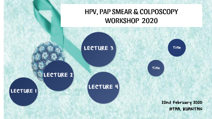 HPV, PAP SMEAR, COLPOSCOPY WORKSHOP 2020 by AINNUN ABDULLAH on Prezi