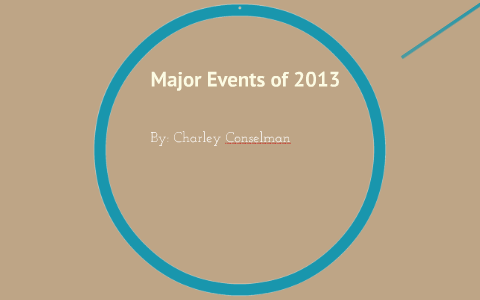 Major Events of 2013 by Charley Conselman on Prezi