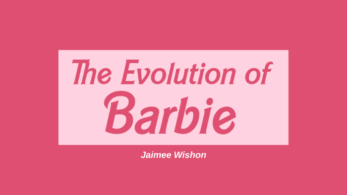 Evolution of Barbie by on Prezi