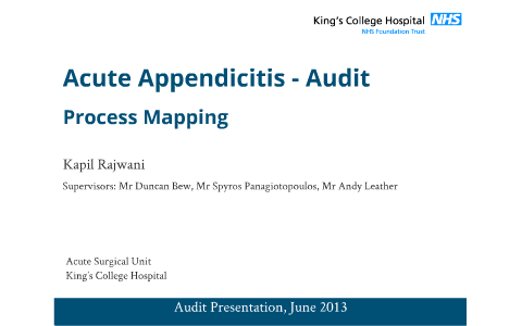 Acute Appendicitis Audit by Kapil Rajwani on Prezi