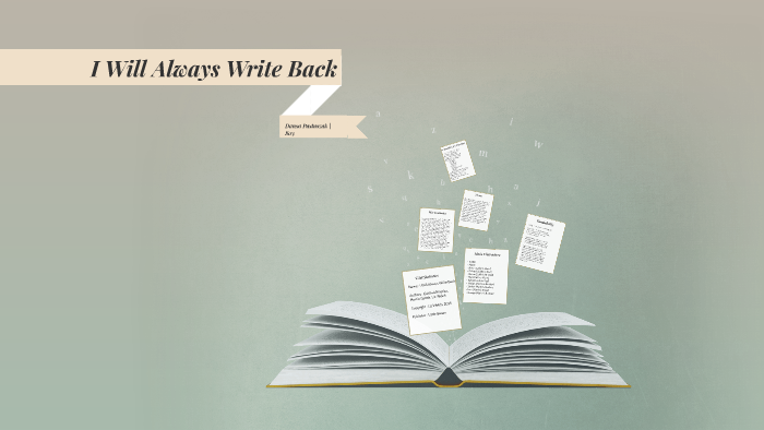 I Will Always Write Back by Danya Pastuszak on Prezi
