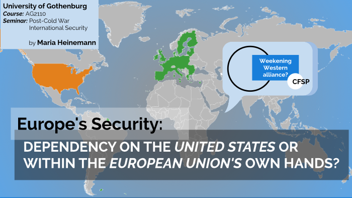 Europe's Security: Dependency on the United States or Within the ...