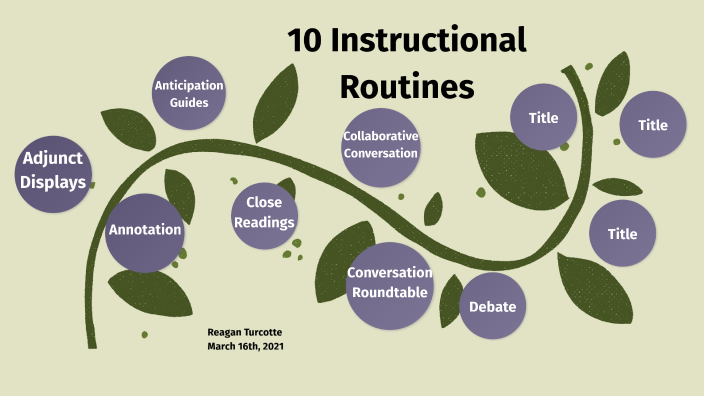 10 Instructional Routines and an Infographic by reagan turcotte on Prezi