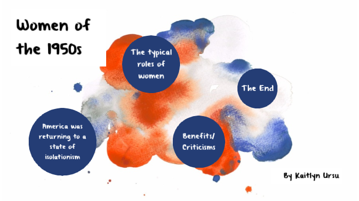 Women of the 1950s by Kaitlyn Ursu on Prezi