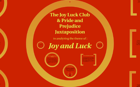 The Joy Luck Club & Pride and Prejudice Juxtaposition by Victor Cheng ...