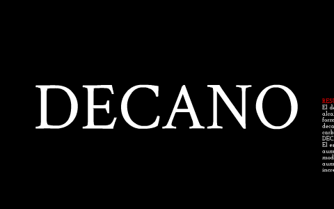 decano by santiago zapata on Prezi