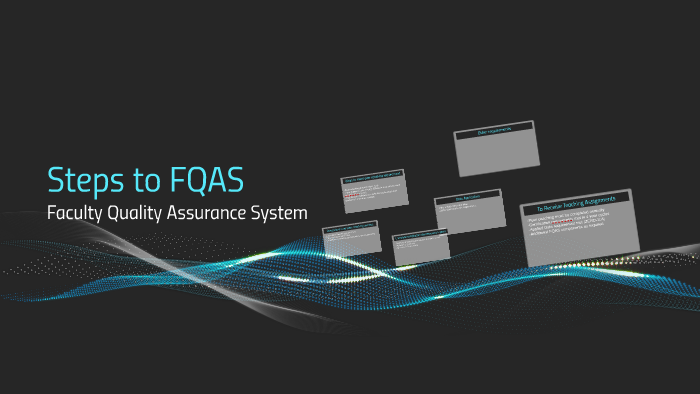 Steps to FQAS by on Prezi