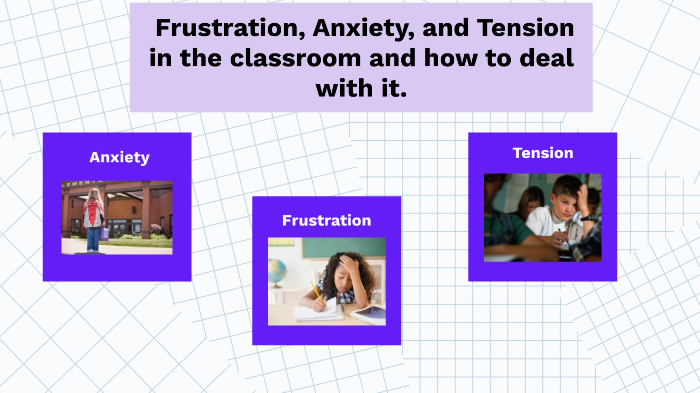 Frustration, Anxiety, and Tension in the classroom and how to deal with ...