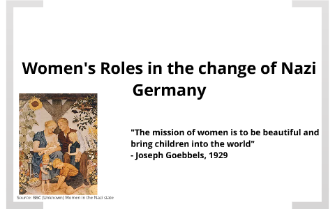 Women's roles in the change of Nazi Germany by Courtney McMullan on Prezi