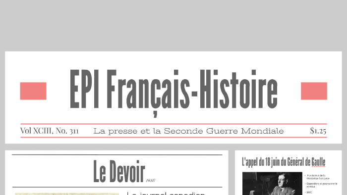 EPI Français-Histoire by lilou prigent on Prezi