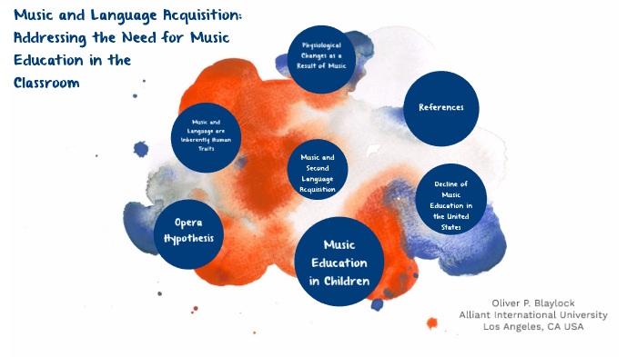 Music and Language Acquisition: Addressing the Need for Music Education ...