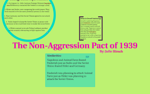 The Non-Aggression Pact of 1939 by Julie Hirsch on Prezi