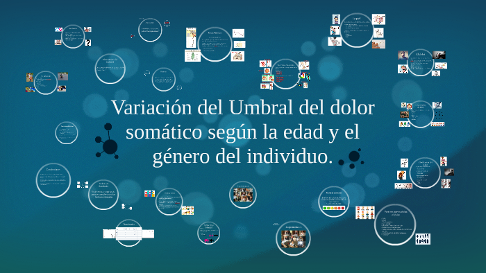 Variación del Umbral del dolor somático según la edad y el g by maria ...