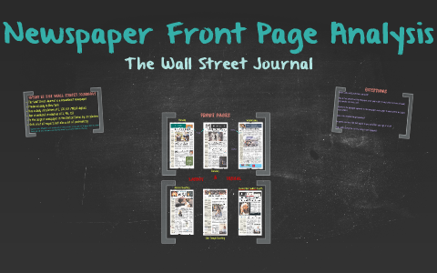Newspaper Front Page Analysis by Arshia Rehman on Prezi