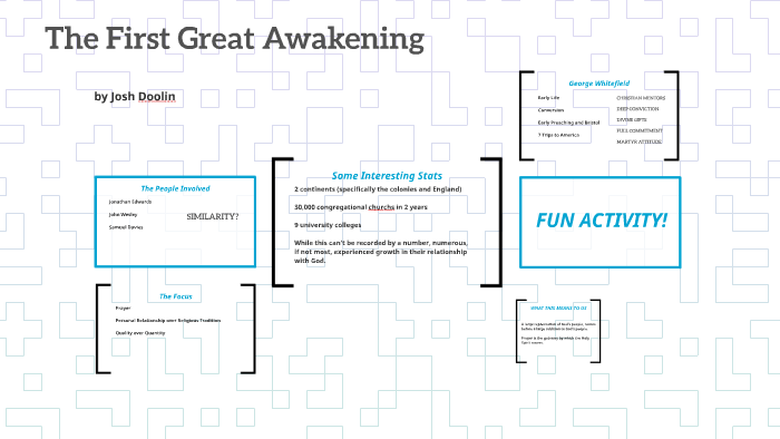 The First Great Awakening by Josh Doolin on Prezi