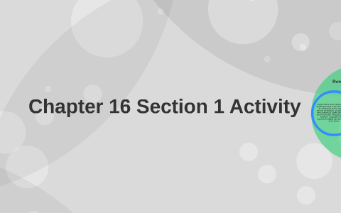 Chapter 16 Section 1 Activity by Avery Hopp on Prezi