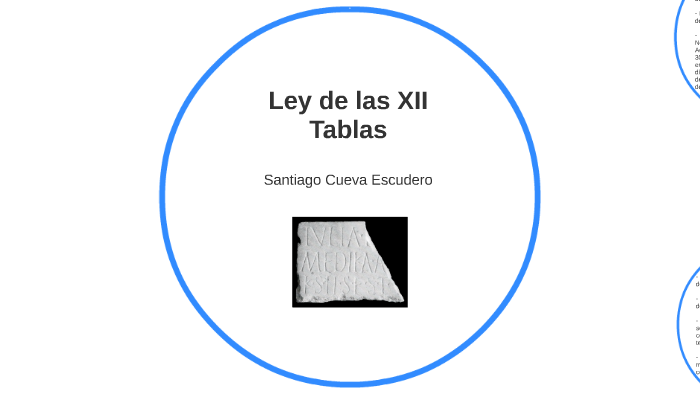Ley de las XII Tablas by Santiago Cueva on Prezi