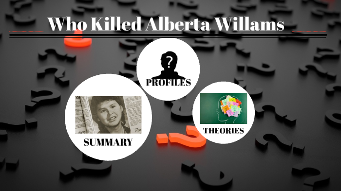 Who killed Alberta Williams by Therese Ristowt on Prezi