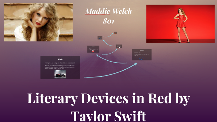 Literary Devices in Red by Taylor Swift by Maddie W on Prezi