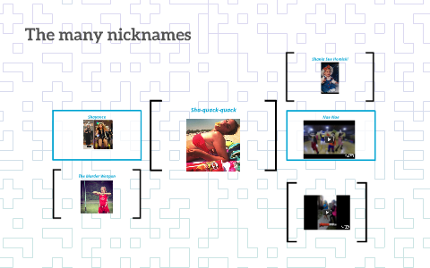 The many nicknames by Evan Seder