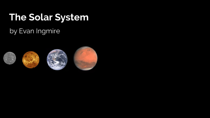 The Solar System by Evan Ingmire on Prezi