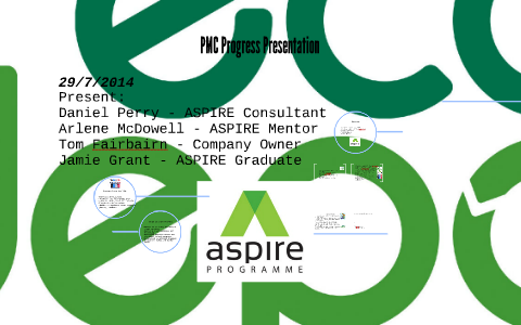 PMC Progress Presentation by Jamie Grant on Prezi