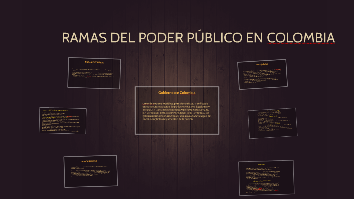 RAMAS DEL PODER PÚBLICO EN COLOMBIA by on Prezi