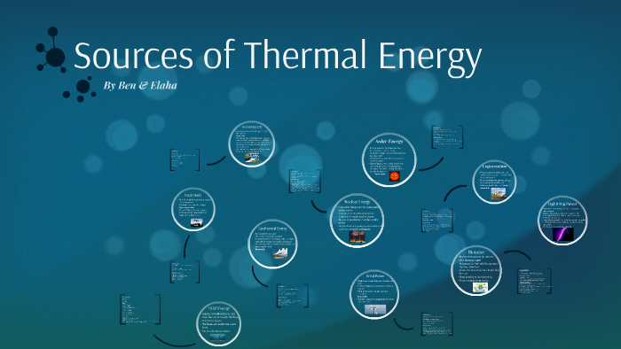 Sources of Thermal Energy by Elaha Niazi on Prezi