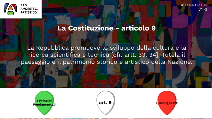 La Costituzione - articolo 9 by Alessia Licalsi on Prezi