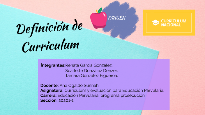 Definición de Curriculum by tamara gonzalez on Prezi