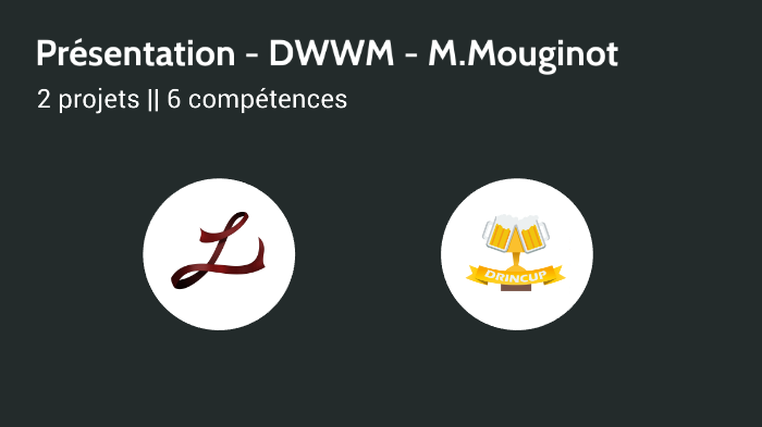 Présentation - Diplôme DWWM - M.Mouginot by Wallace MOUGINOT on Prezi
